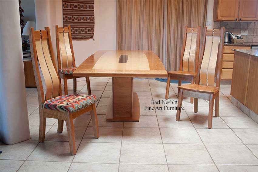 Custom Made Dining Tables Designed by Earl Nesbitt